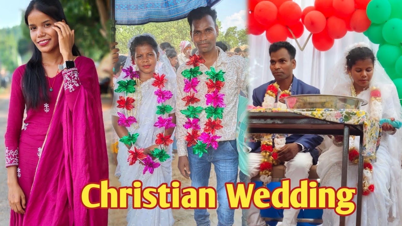 Alag Culture , Alag Shaadi | Miss Krishu Vlogs at Christian Wedding ,, - YouTube