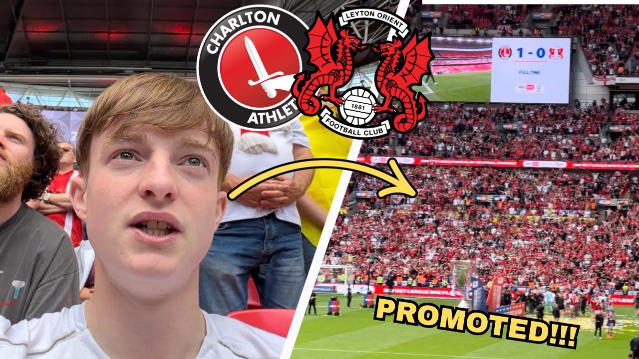 THE MOMENT CHARLTON RETURNED TO THE CHAMPIONSHIP | LEAGUE 1 PLAY OFF ...