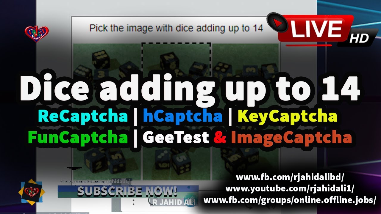 Pick the image with Dice adding up to 14 | Solve -time out | You can ...