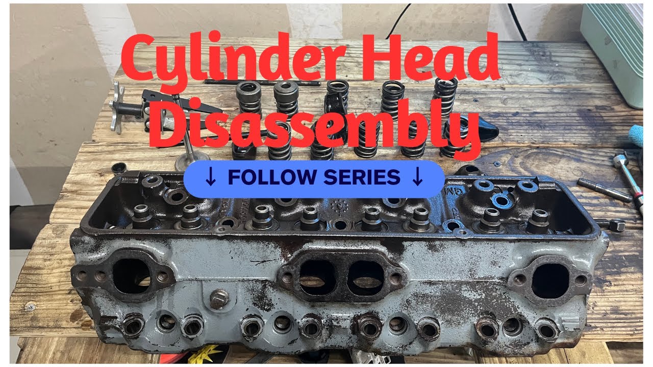 Cylinder Head Disassembly SBC - YouTube