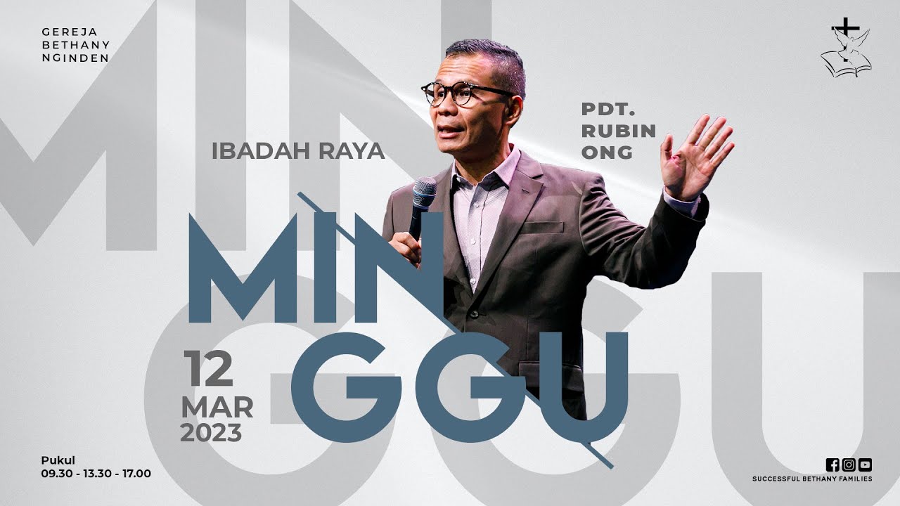 Ibadah Raya - Gereja Bethany Nginden - Pdt. Rubin Ong - YouTube