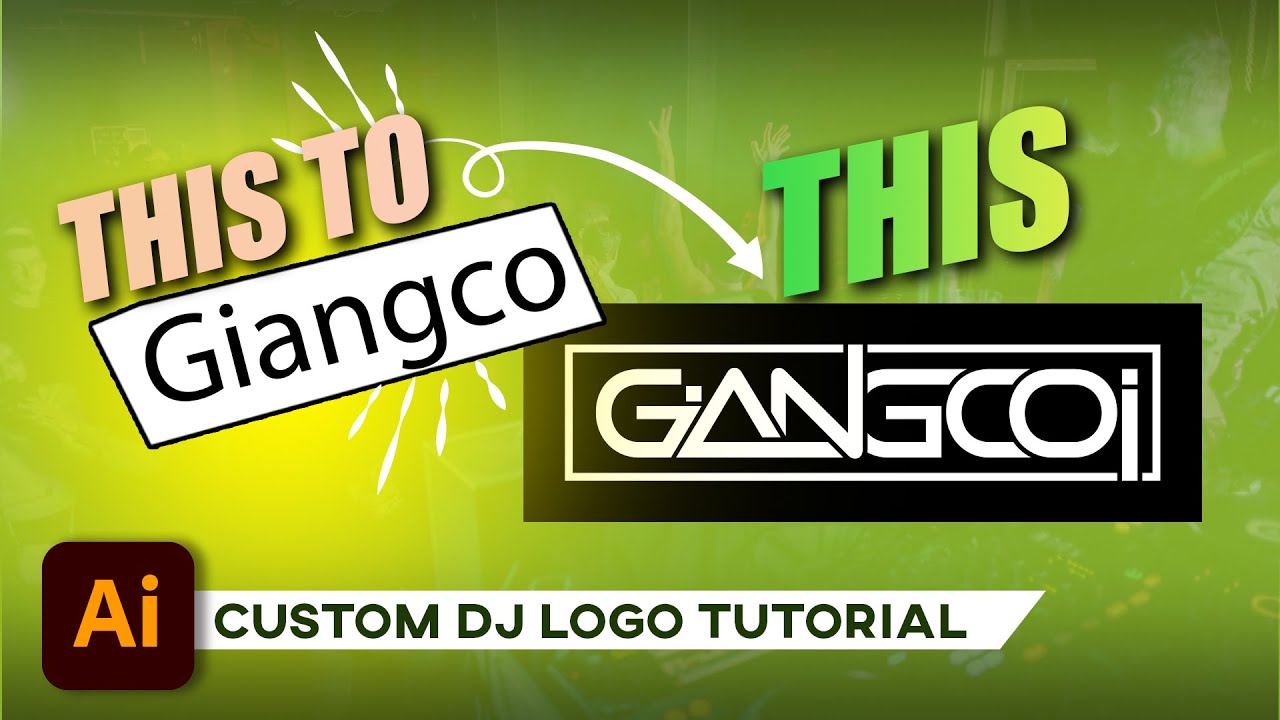 Designing a Unique DJ Logo from Scratch! 🔊🎨 | Custom Logo Creation ...