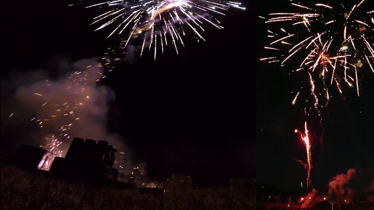 2017 Fireworks 4k | Drones flying through the Fireworks! - YouTube