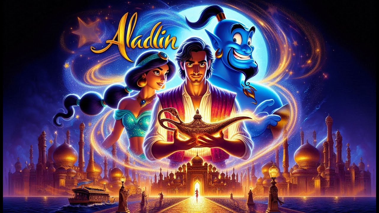 Aladdin - Magical Disney Cartoon | Christmas Bed Time Stories | Magical ...