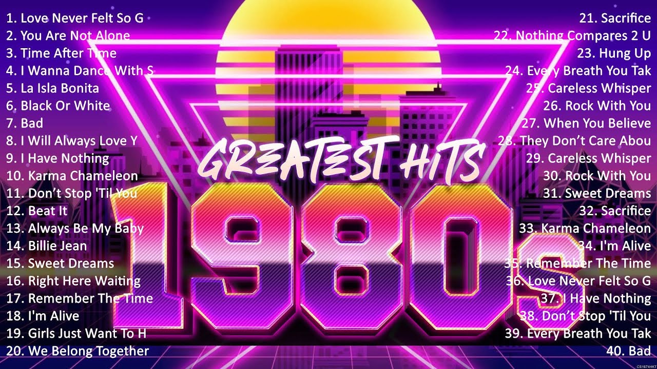 Best Songs Of 80's 🌄 Whitney Houston, Olivia Newton-John, George ...