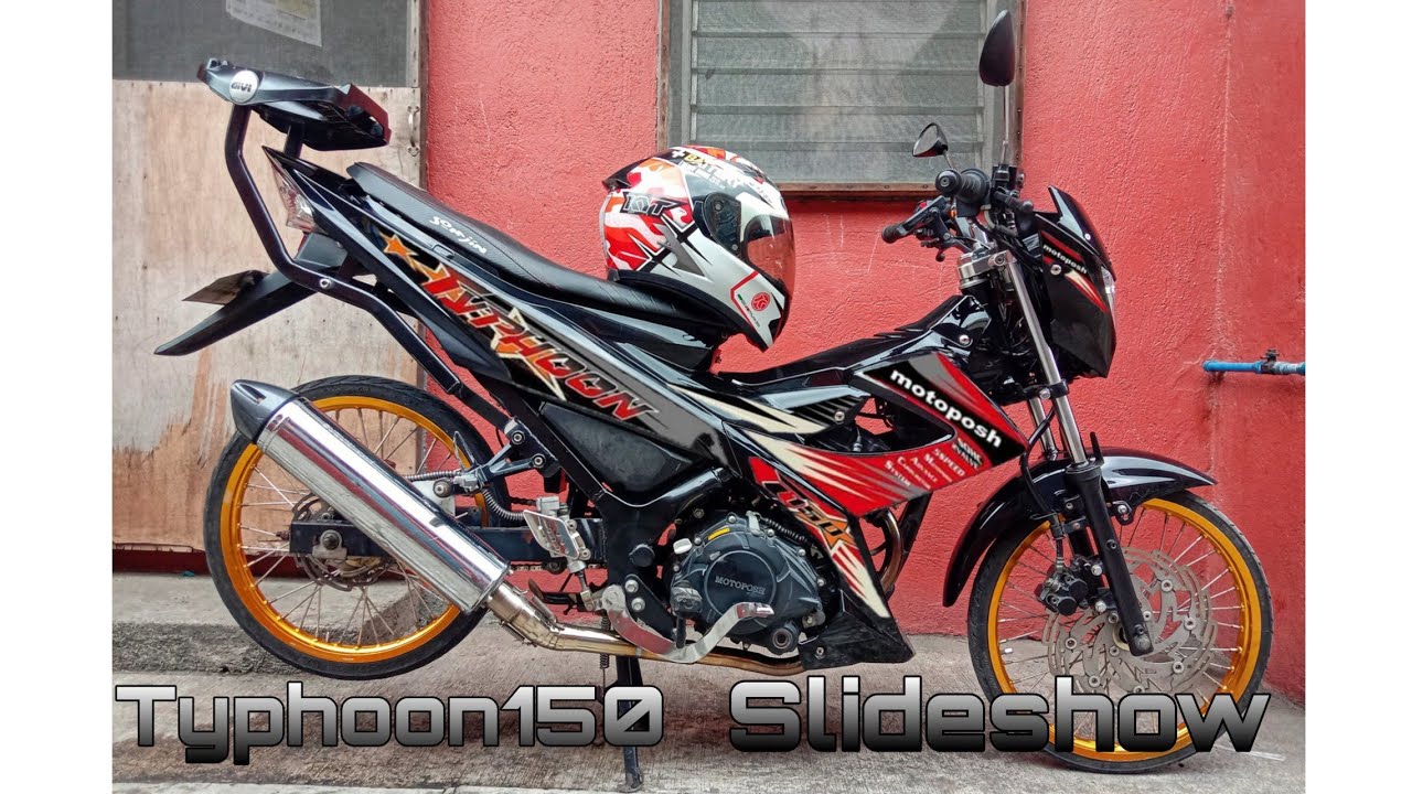 Motoposh Typhoon 150 modified decals - reborn fairings - stock fairings ...