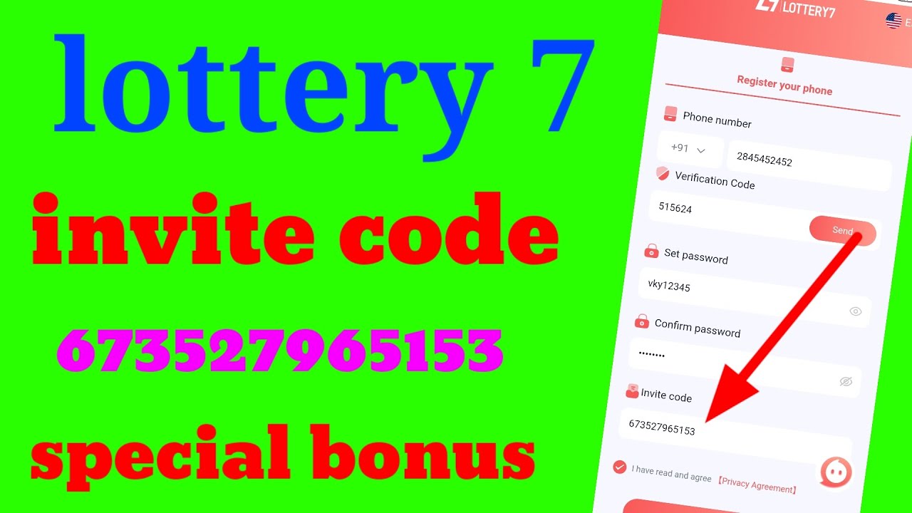 lottery 7 invite code / lottery 7 game ka invite code / lottery 7 game ...