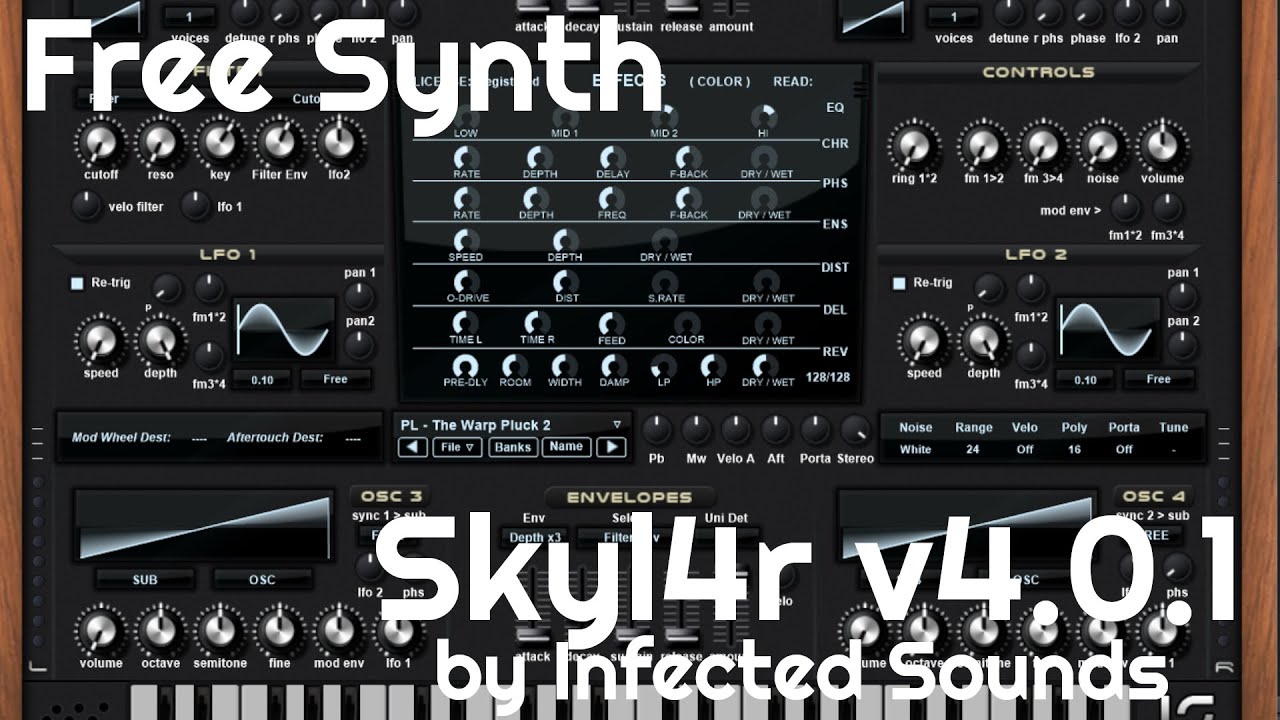 Free Synth - Skyl4r v4.0.1 by Infected Sounds (No Talking) - YouTube