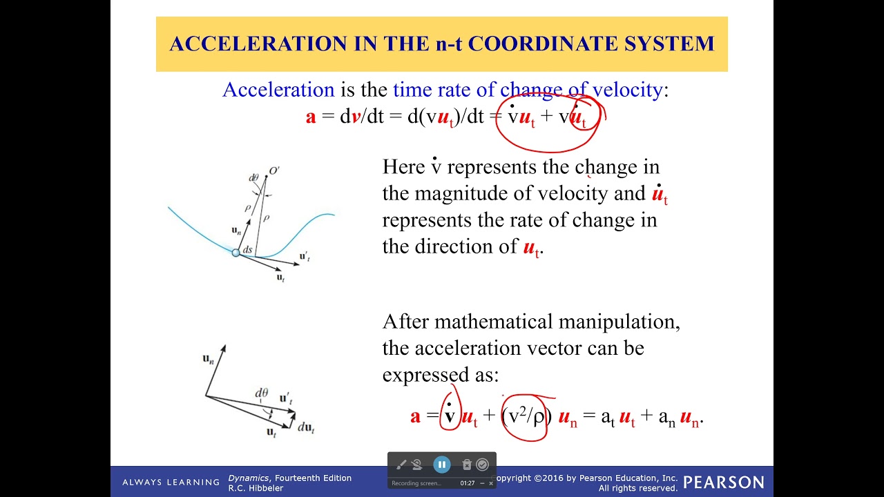 Acceleration in the N-T Coordinate System - YouTube