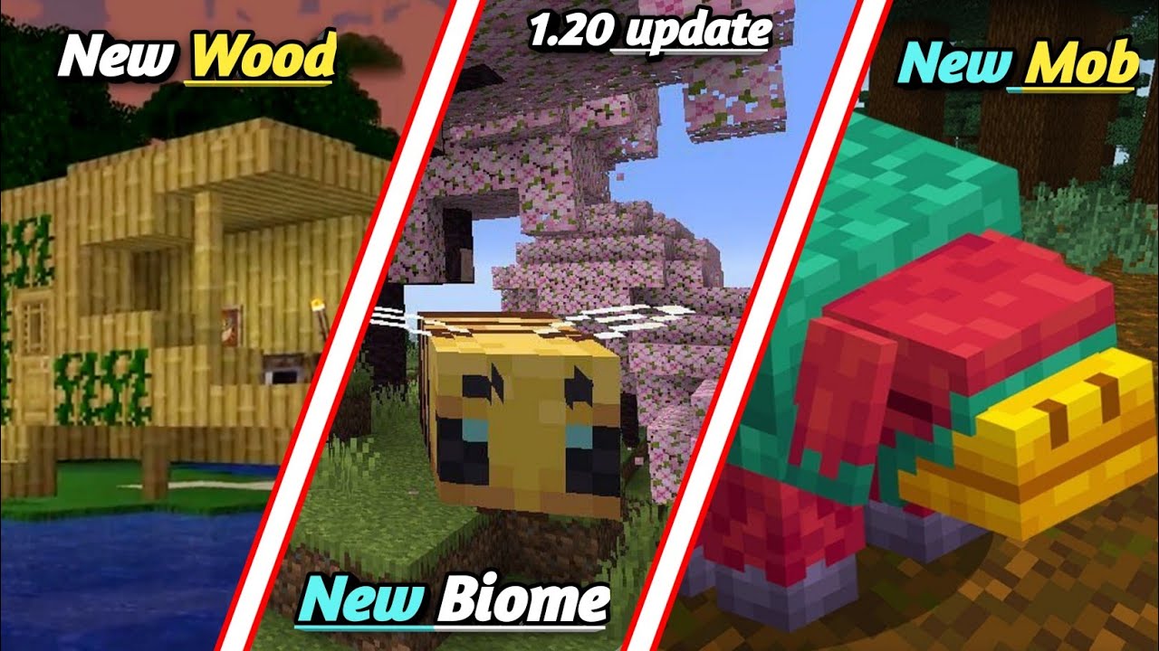 Minecraft 1.20 trails and tales update|| minecraft 1.20 update release ...