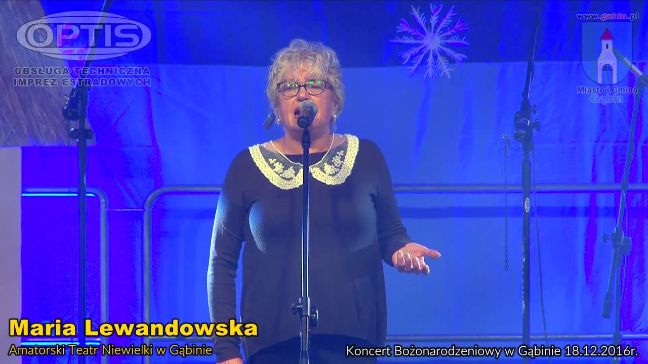 Maria Lewandowska Amatorski Teatr Niewielki w Gąbinie - YouTube