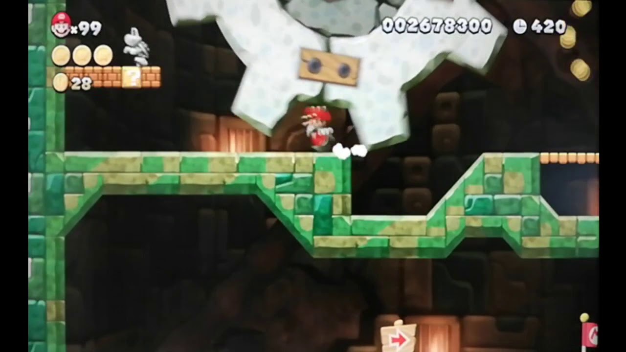 New Super Mario Bros. U Deluxe 1- Castle - YouTube