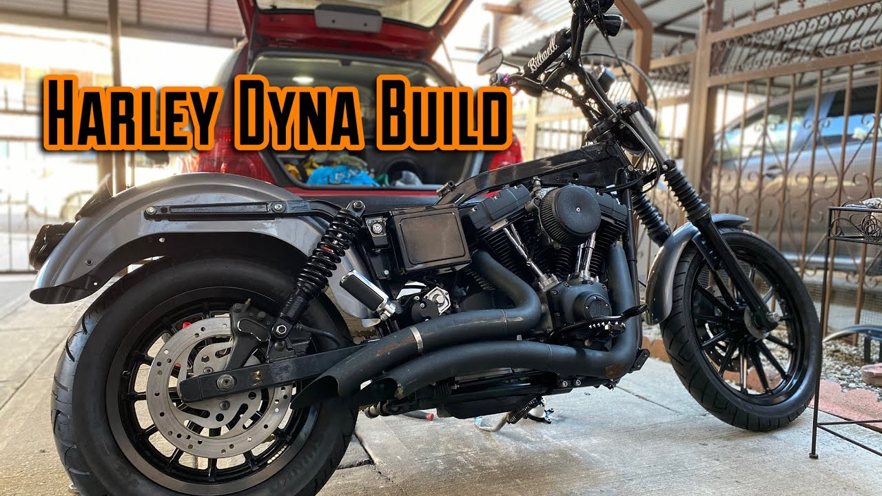 Harley Dyna Build - YouTube
