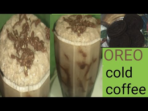 Oreo cold coffee, instant cold coffee, cold coffee recipe. - YouTube