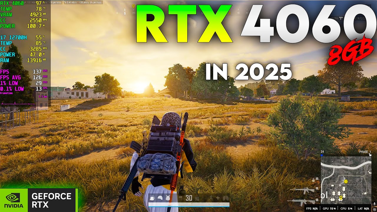 PUBG PC in 2025 : NVIDIA RTX 4060 8GB | Ultra vs Very Low - YouTube