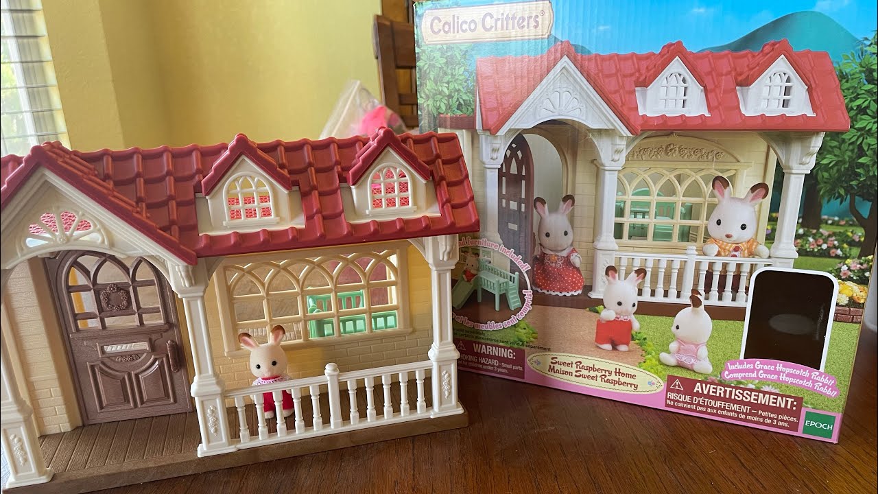 🧸Calico Critters Sweet Raspberry Home Unboxing 🛝🏡 - YouTube