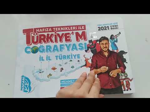 Mehmet Eğit hafıza teknikleri ile Türkiyem coğrafyası il il Türkiye 2021-2022 KPSS kitaplarım