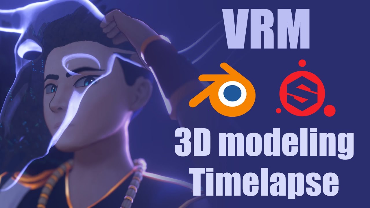 Making a custom VTuber model in Blender and Substance Painter ...