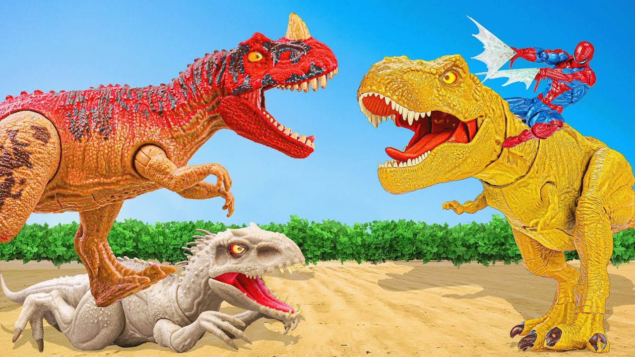 Red T-Rex’s Epic Adventure to Escape Jurassic Jail: Dinosaurs Zoo ...
