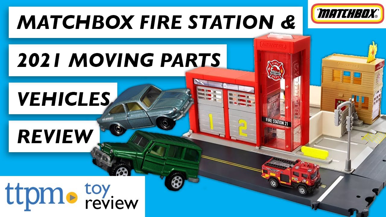 Matchbox Action Drivers Fire Station Rescue & 2021 Moving Parts ...