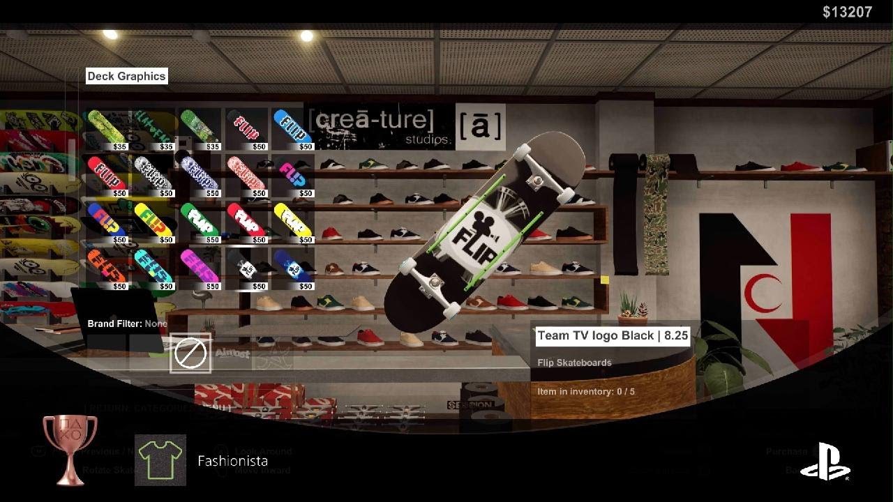 Session: Skate Sim - FASHIONISTA #PlaystationTrophy Trofeu - YouTube