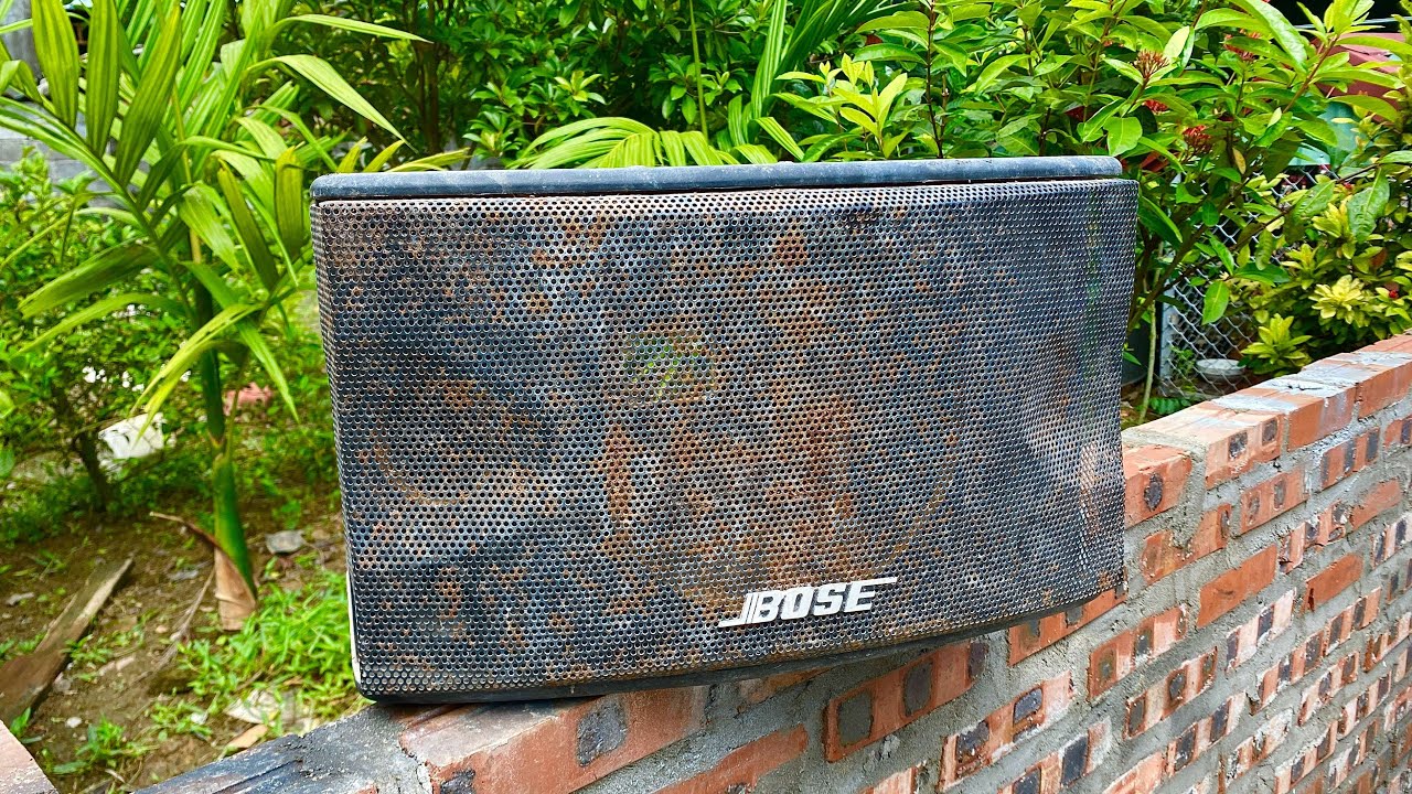 Restoration of American bose speakers | Restore and reuse old karaoke ...