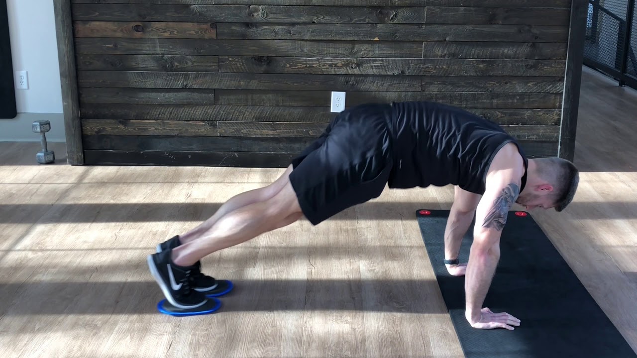 Slider Pike Up Pushups - YouTube