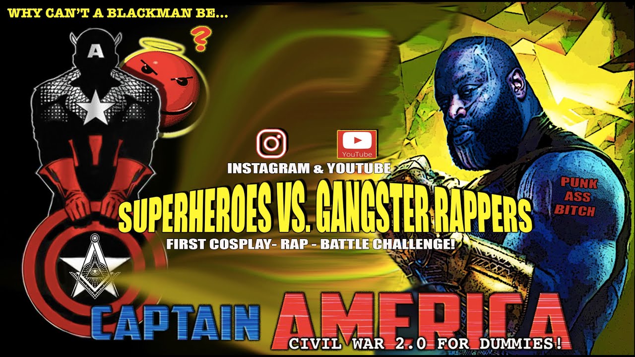 SUPERHEROES VS GANGSTER RAPPERS CHALLENGE - YouTube