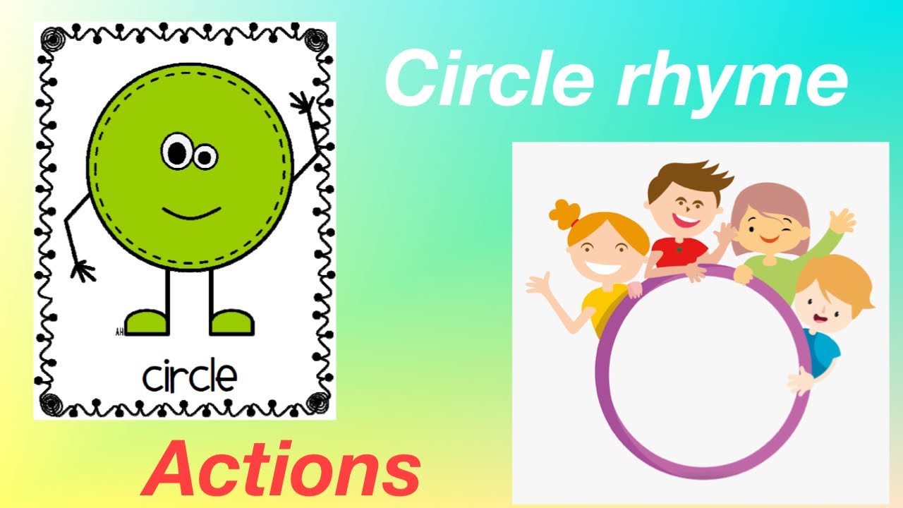 Circle rhyme/easy words//along pictures// actions/teaching - YouTube