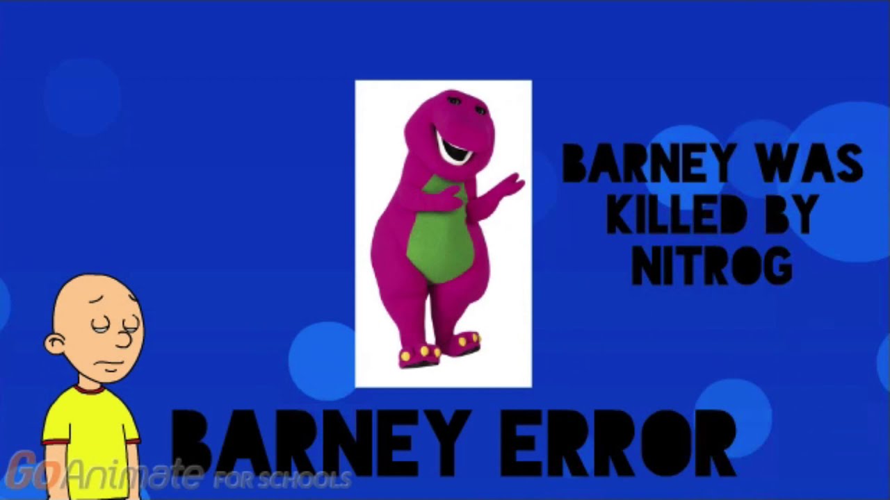 Barney Error! 2 - YouTube