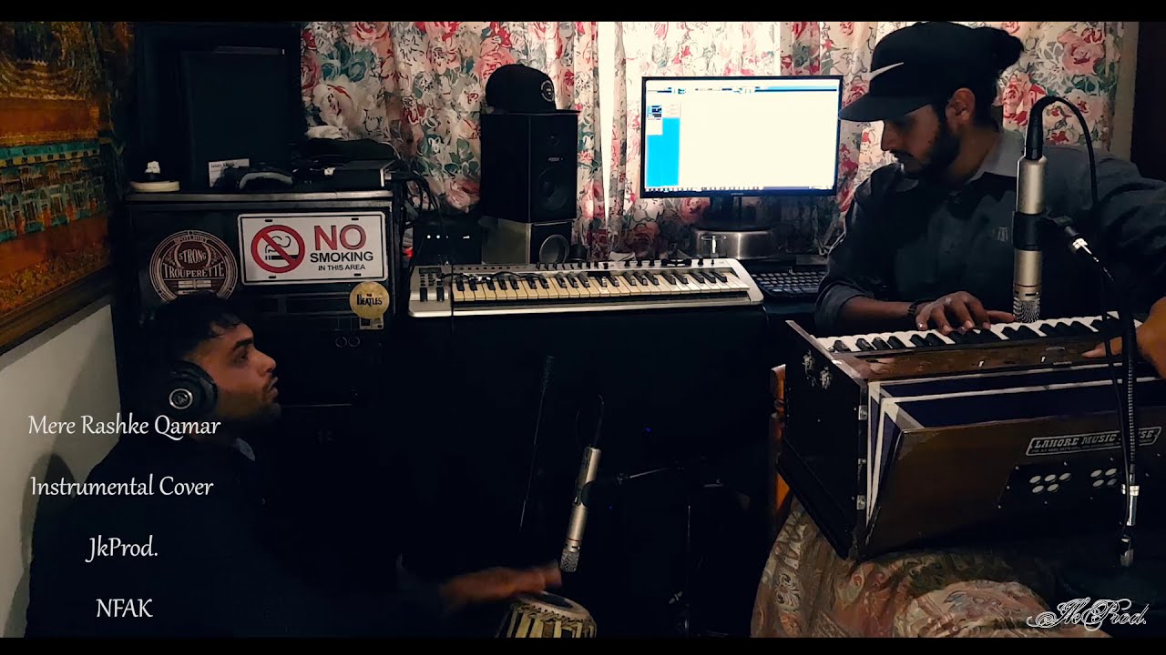 Mere Rashke Qamar | Instrumental Cover | JkProd. | NFAK - YouTube