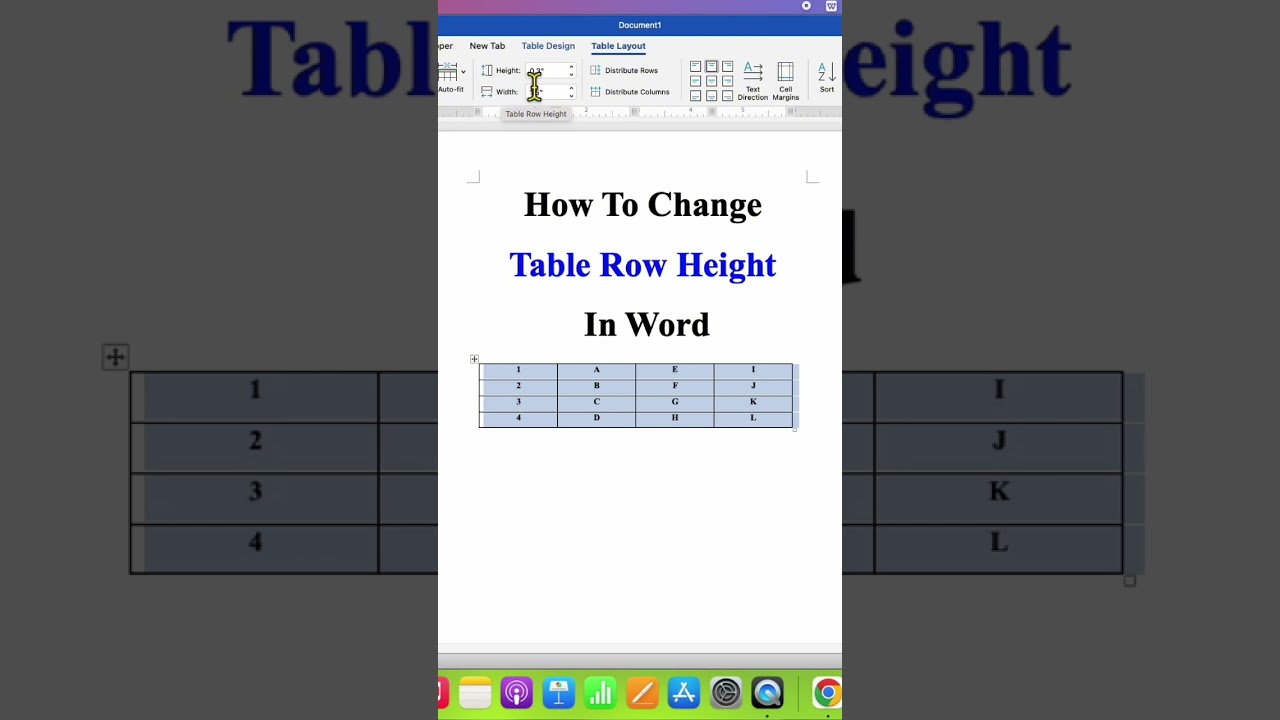 Unable To Adjust Table Row Height In Word - Infoupdate.org