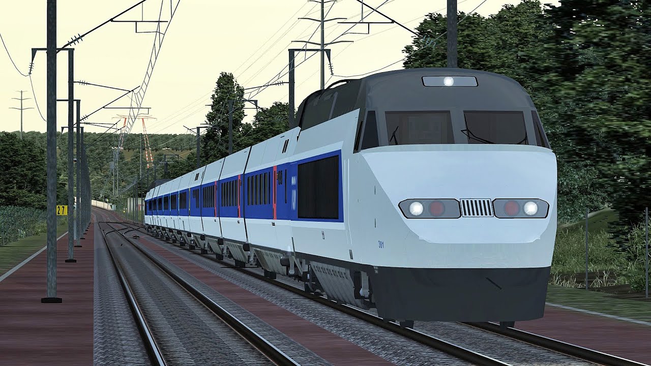 Train Simulator 2016 TGV Timelapse - YouTube