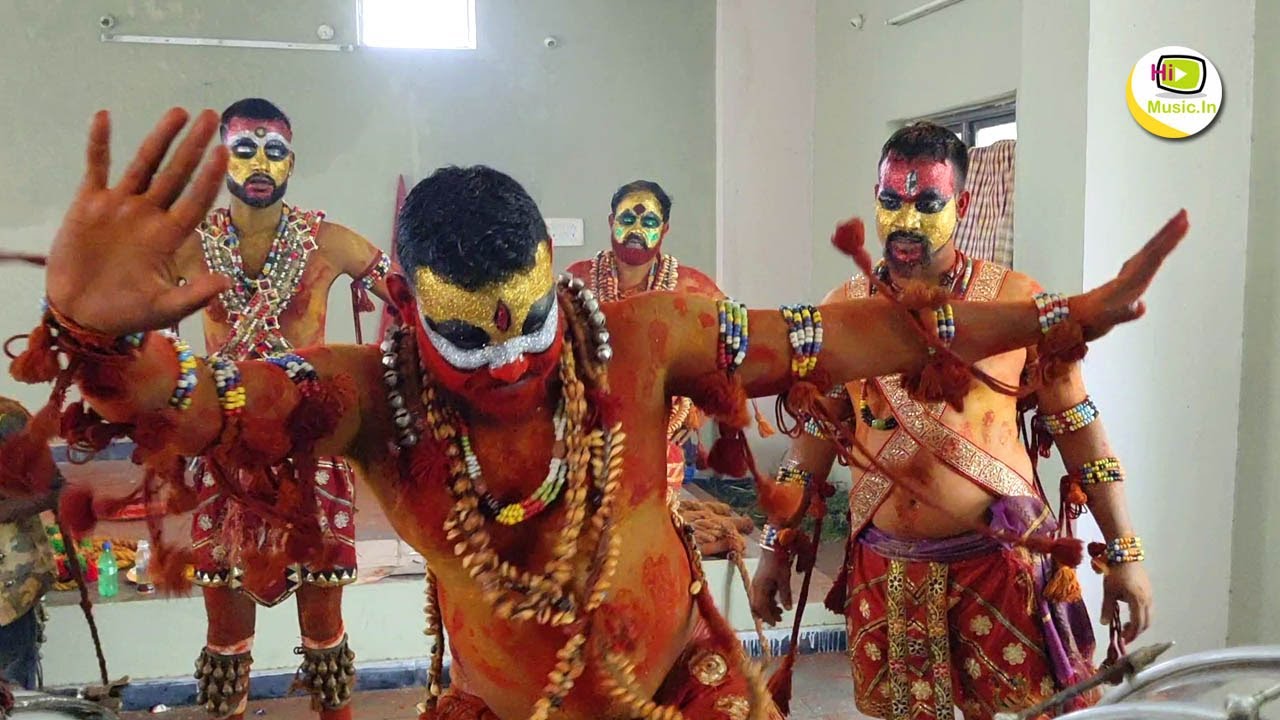 Potraj dance | potraj teenmaar dance at Langar Houz | Bonalu festival ...