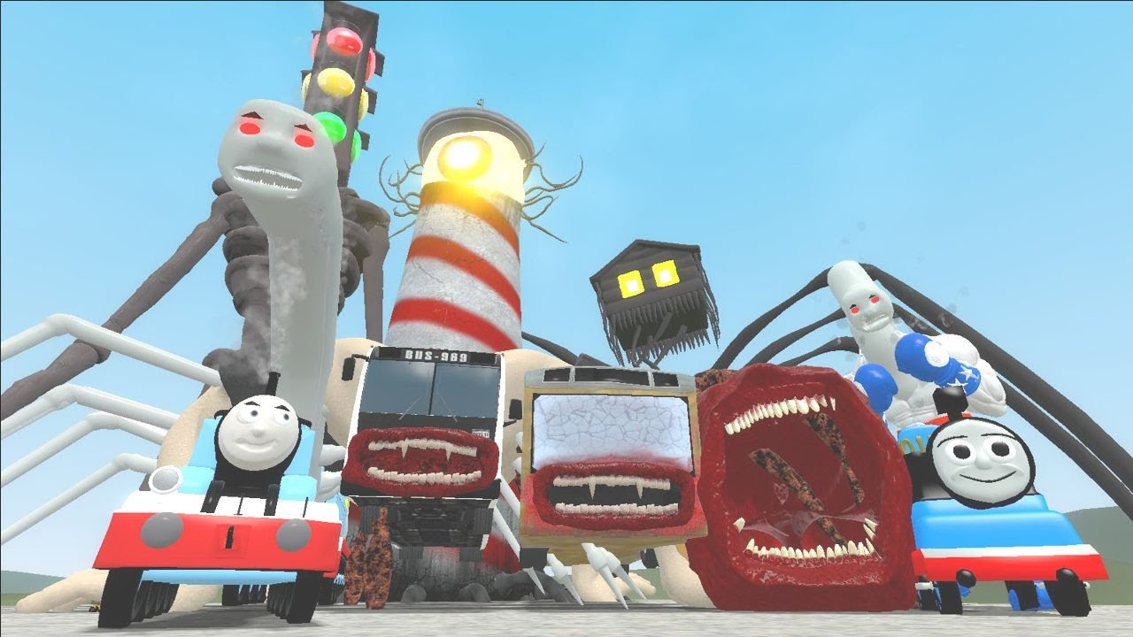 All Monsters Choo Choo Charles Cursed Thomas House Head Siren Head