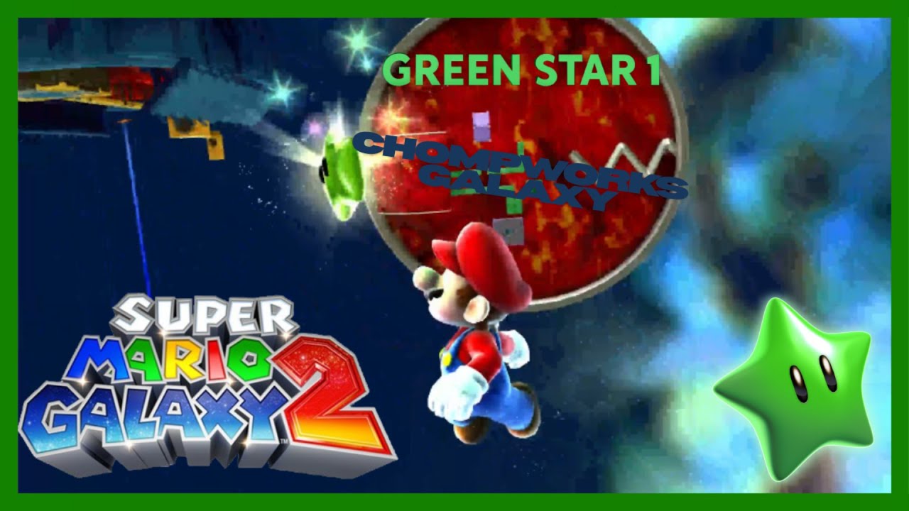[Super Mario Galaxy 2] Chompworks Galaxy | Green Star 1 - YouTube