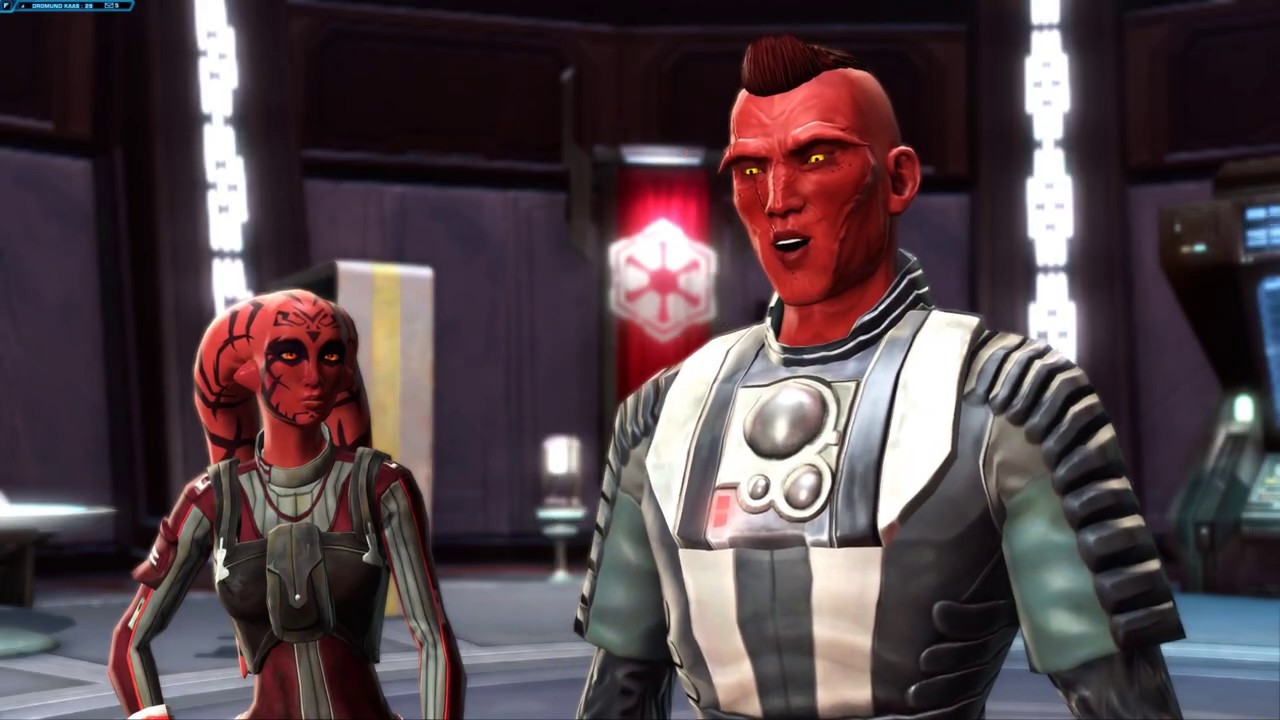 Star Wars The Old Republic - Choix obscur famille Grathan - Guerrier ...