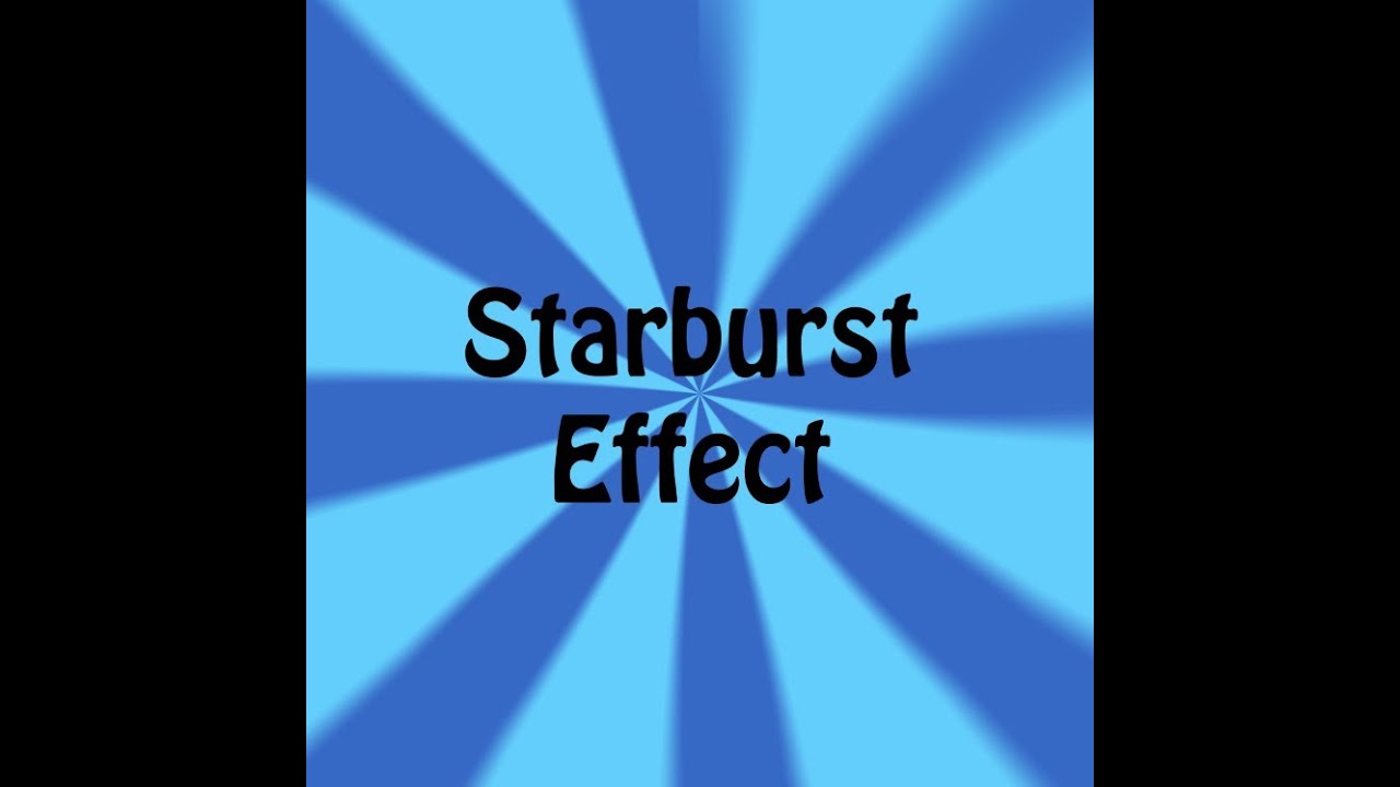 Photoshop Tutorial - How To Create A Starburst Effect - YouTube