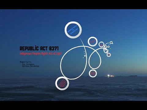LECTURE. Indigenous Peoples Right Act of 1997 - YouTube