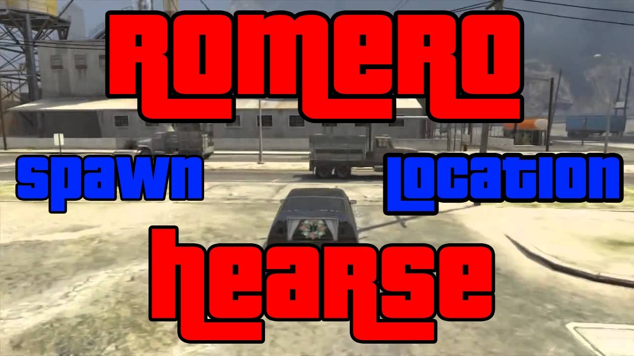 GTA 5 Online: Rare Romero Hearse Spawn Location! (Secret/Rare Cars ...
