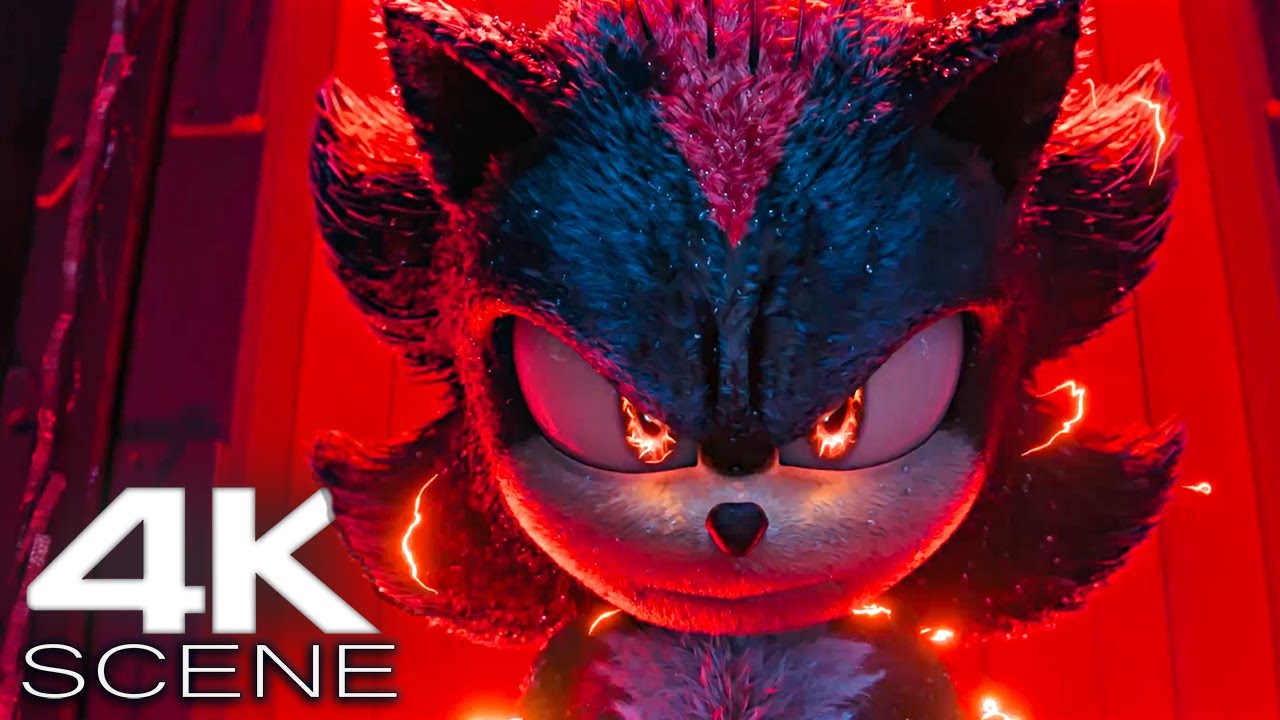 SONIC 3 _ Shadow Escapes Prison (2024) 4K Scene | Sonic The Hedgehog 3 ...