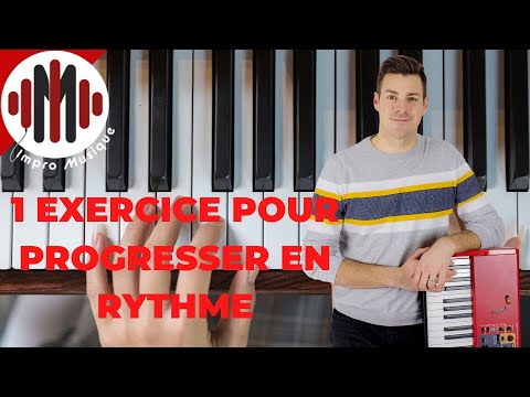 Un exercice simple et efficace pour travailler le rythme au piano - YouTube