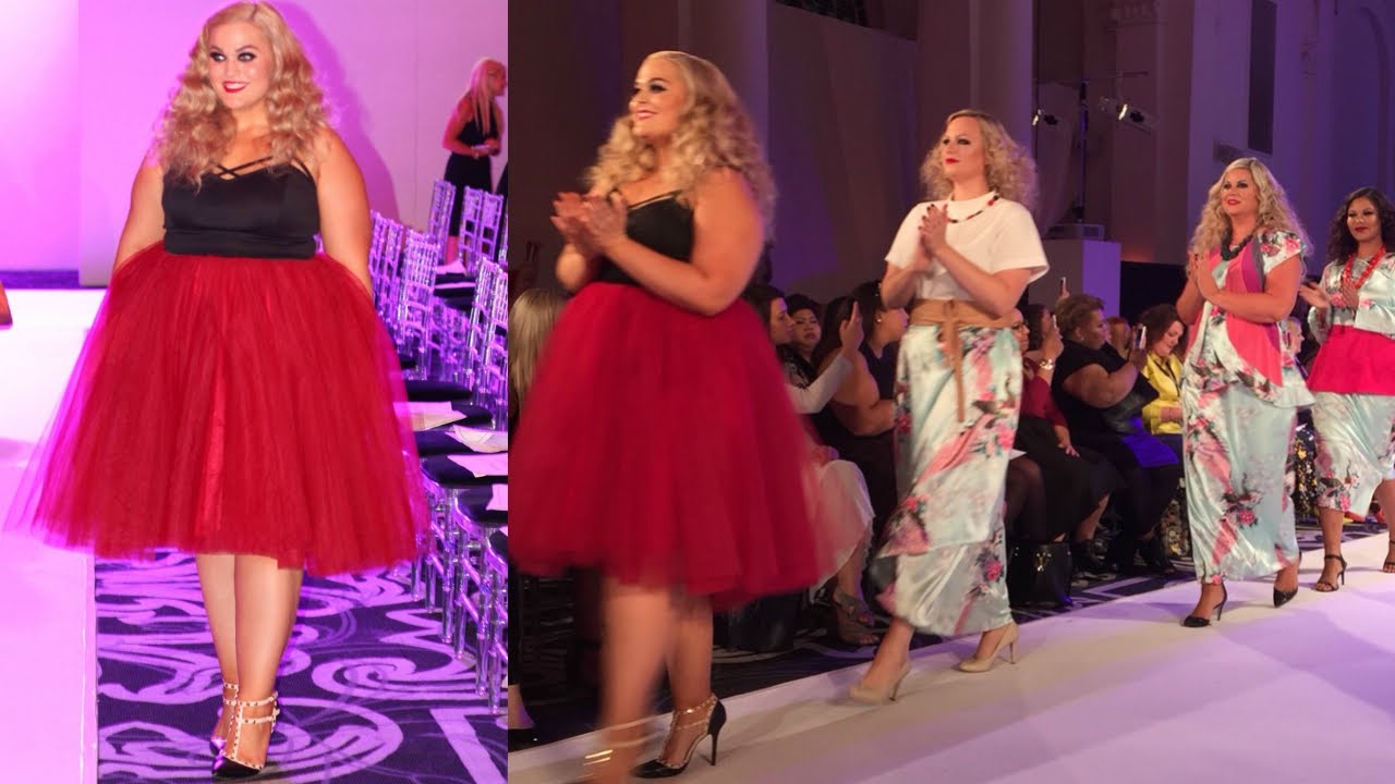 Plus Size Models Too Skinny?! My First Runway Show Experience - YouTube