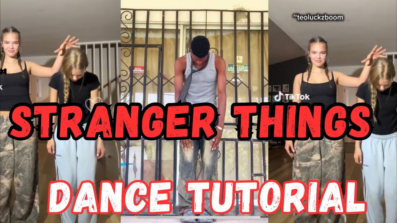 STRANGER THINGS | DANCE TUTORIAL FOR BEGINNERS (EASY STEPS ) TO LEARN # ...