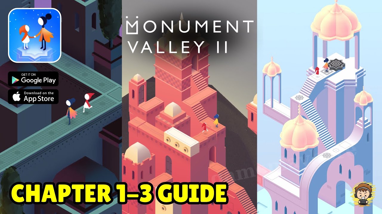 Monument Valley 2 Gameplay - Chapter 1-3 Guide | (Android/iOS) - YouTube