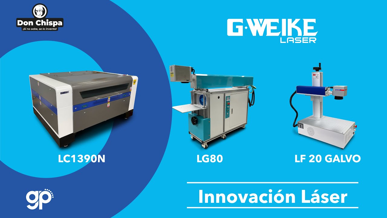 Innovación láser | LC1390N | LG80 | Marcadora LF20 Galvo - YouTube