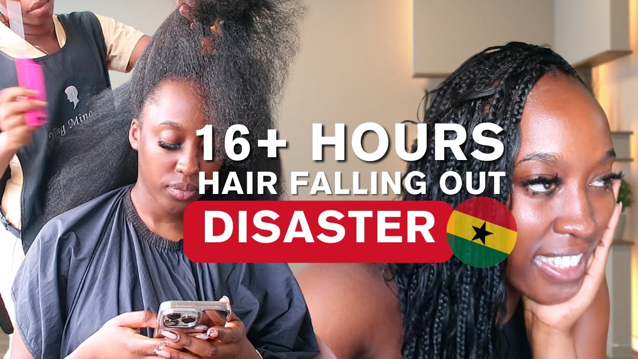 Boho braids Ghana GONE WRONG | Yaa Yaa - YouTube