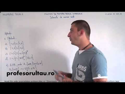 operatii cu intervale exemple - profesorultau.ro - YouTube