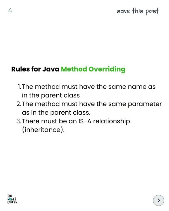 #28 Core Java - Method Overriding - YouTube
