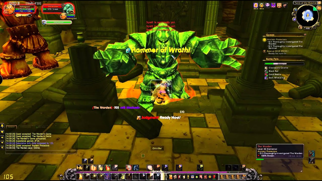 World of Warcraft Quest: Ancient Protectors - YouTube